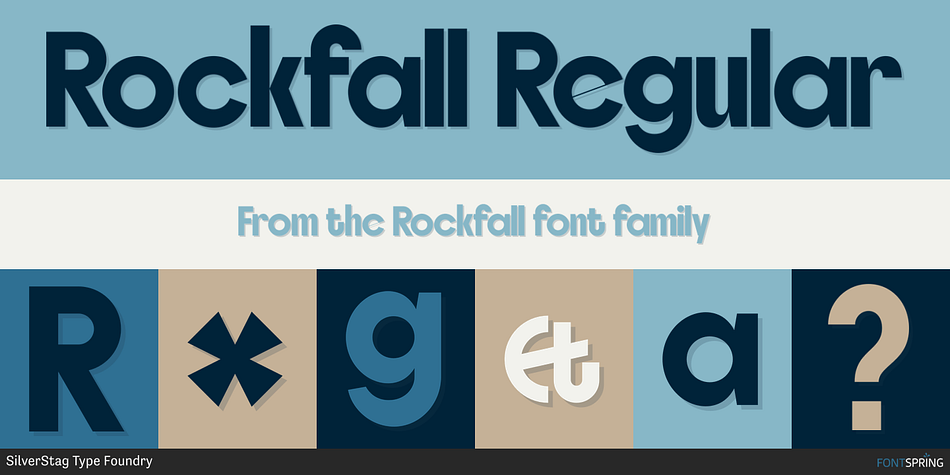 Rockfall Regular Font