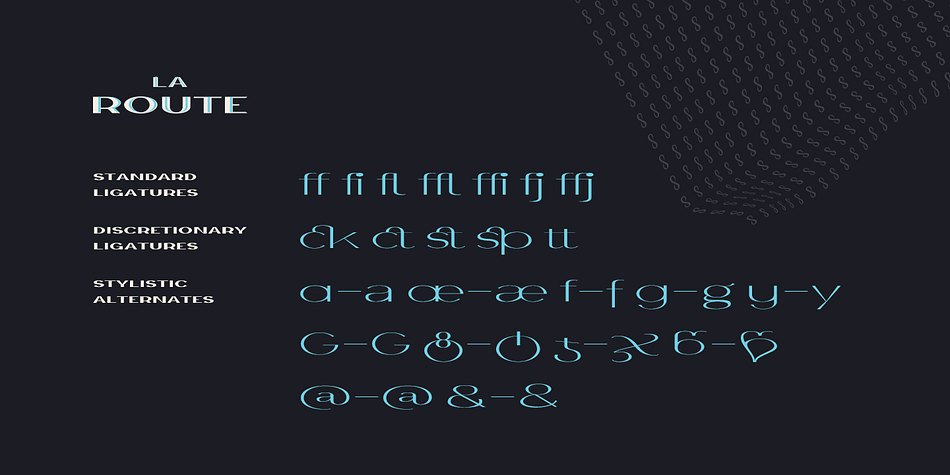 La Route Font