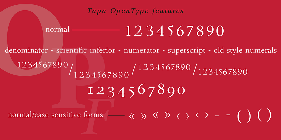 Tapa Font