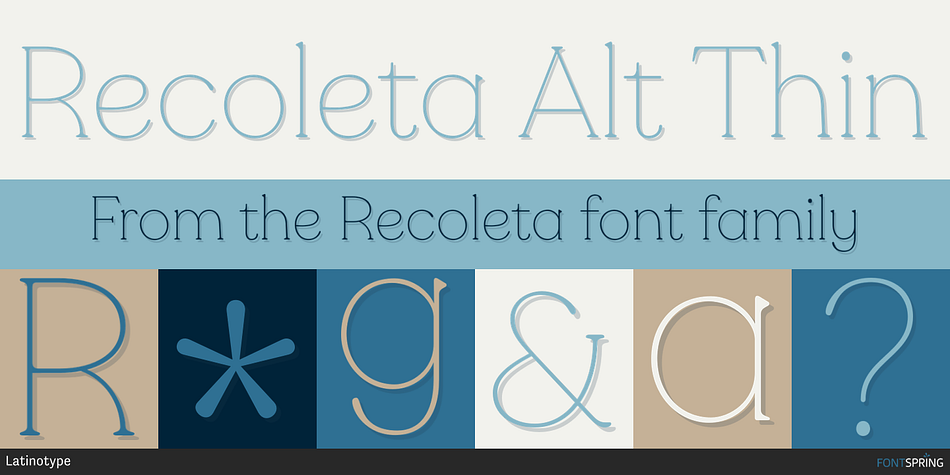 Recoleta Alt Font