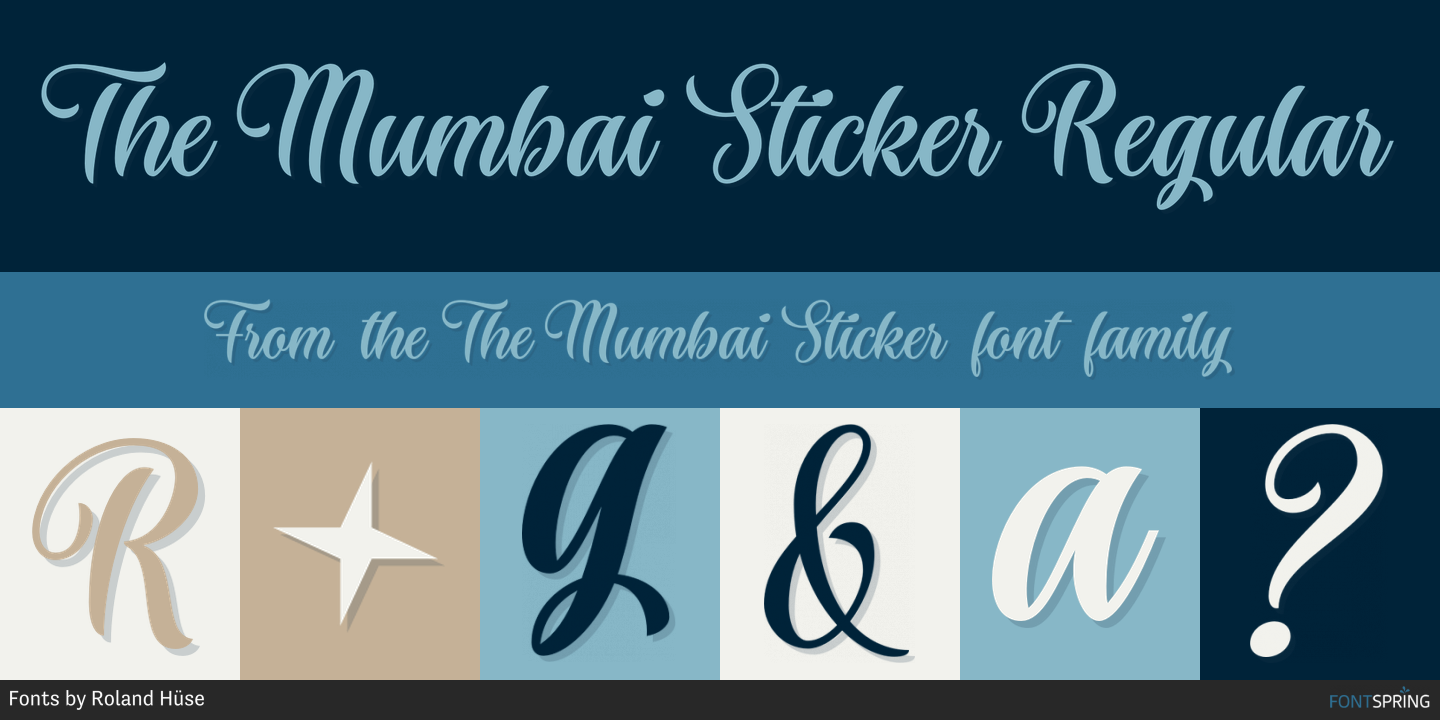Fonts similar to The Mumbai Sticker