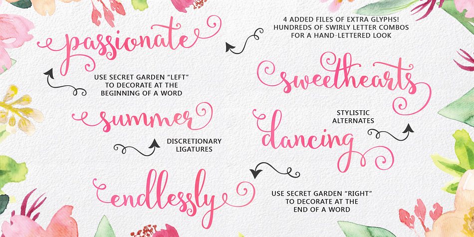 Secret Garden Font