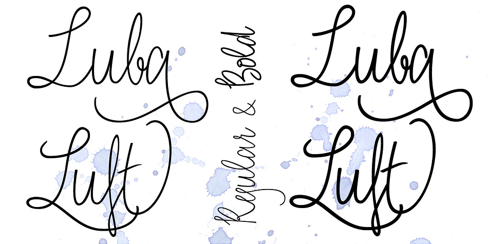 Luba Luft Font
