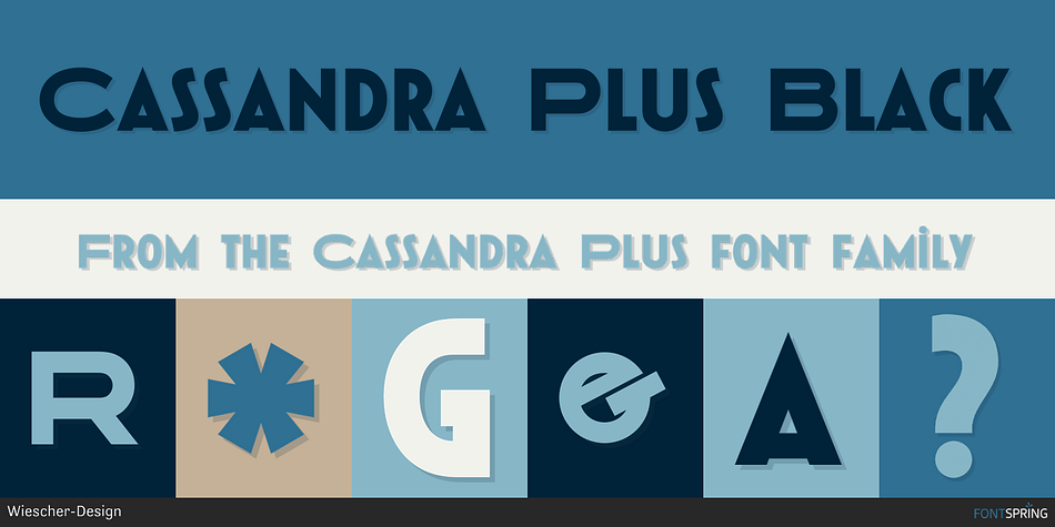 Cassandra Plus Black Font