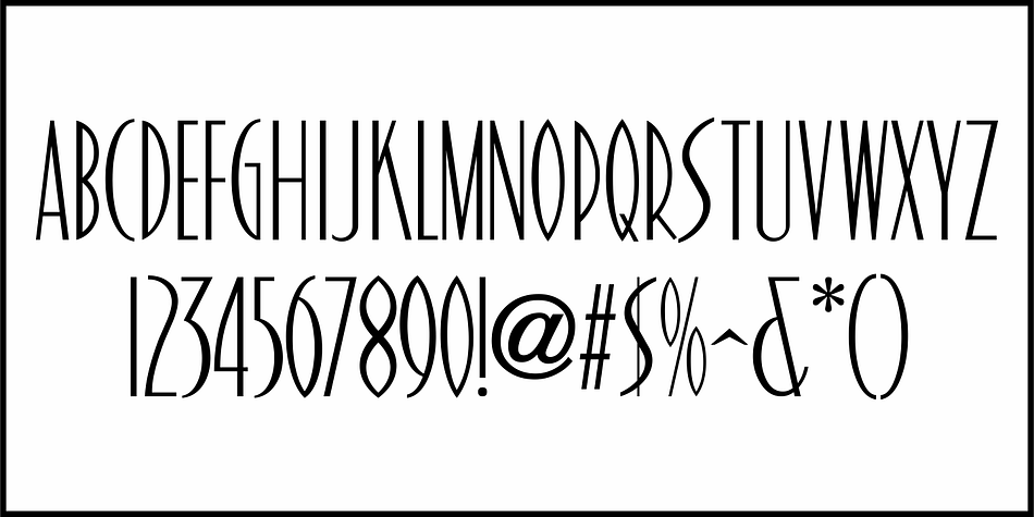 Now Showing JNL Font