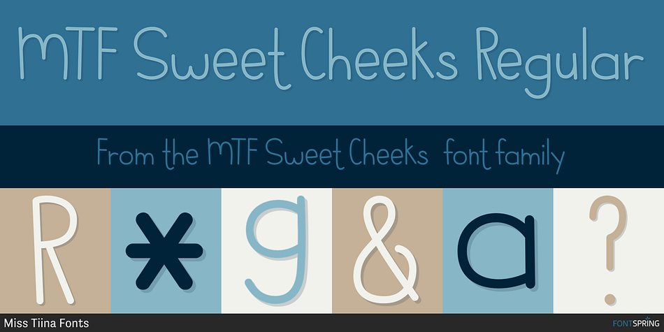 MTF Sweet Cheeks Font