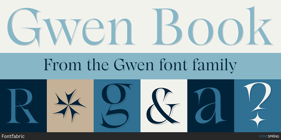 Gwen Book Font