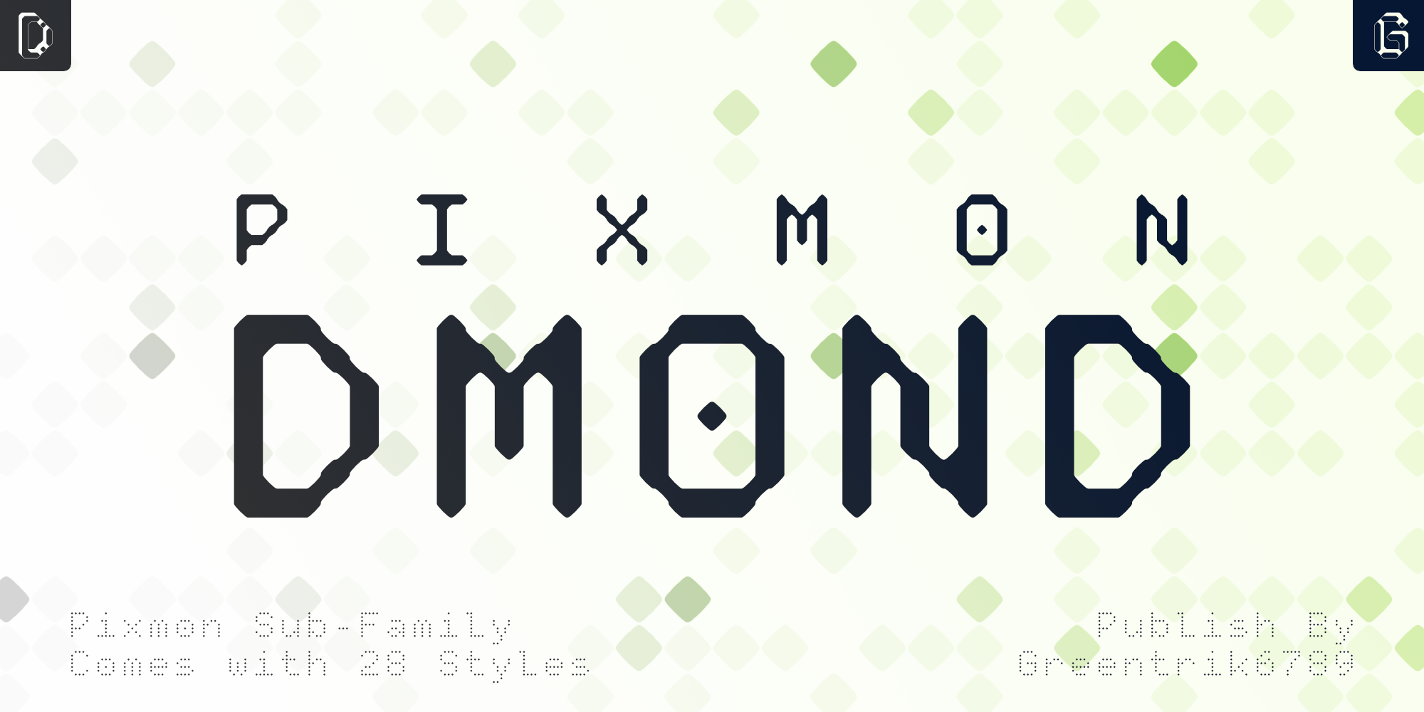 Pixmon Dmond Font