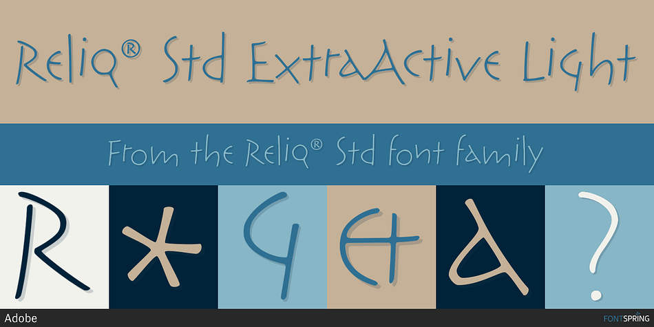 Reliq® Std Font