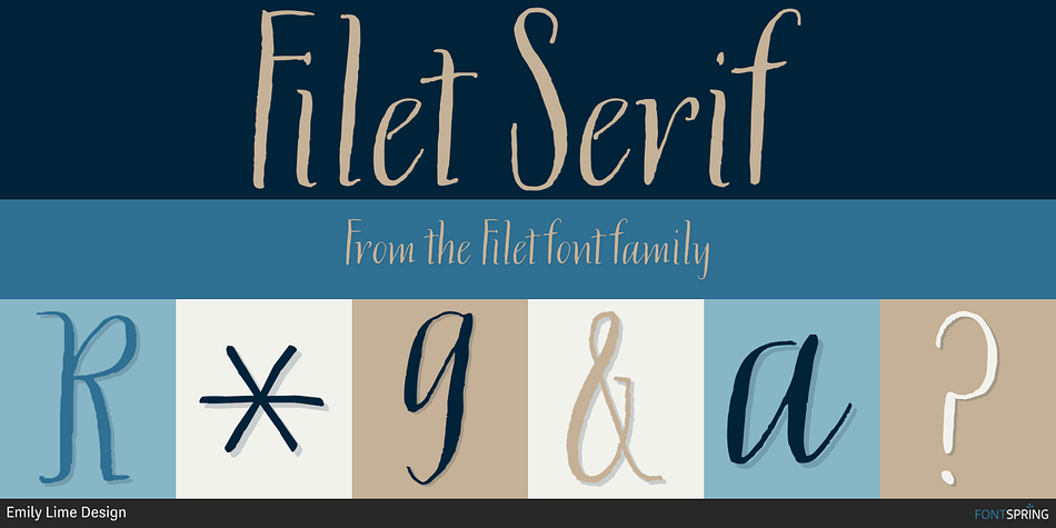 Filet Serif Font