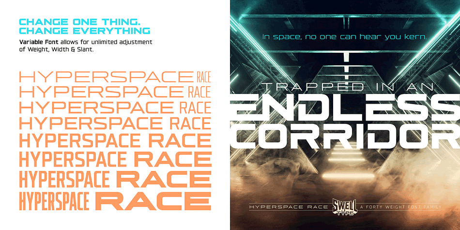 Hyperspace Race Font
