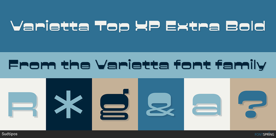 Varietta Top XP Extra Bold Font
