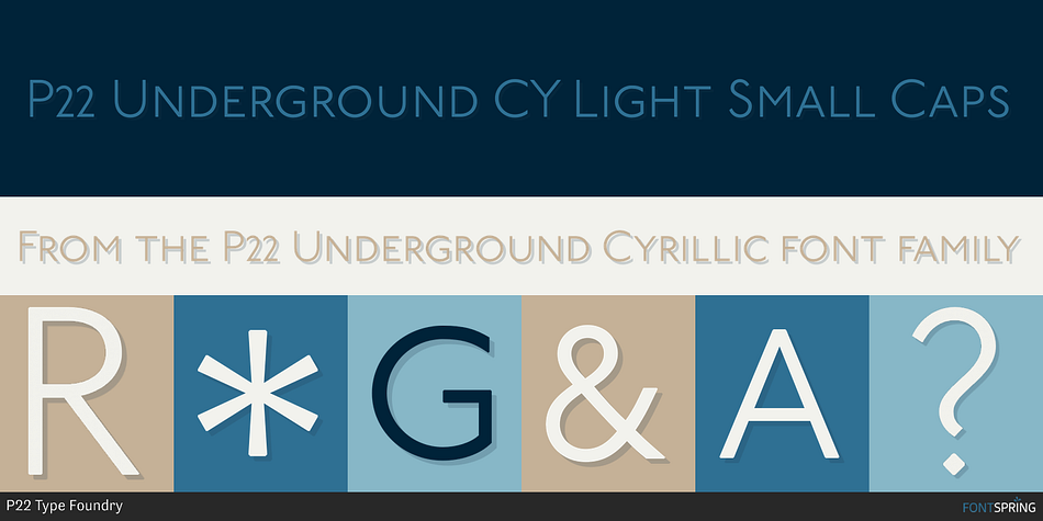 P22 Underground Cyrillic Font