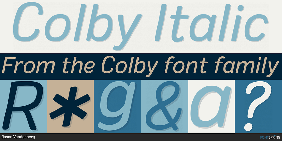 Colby Standard Font