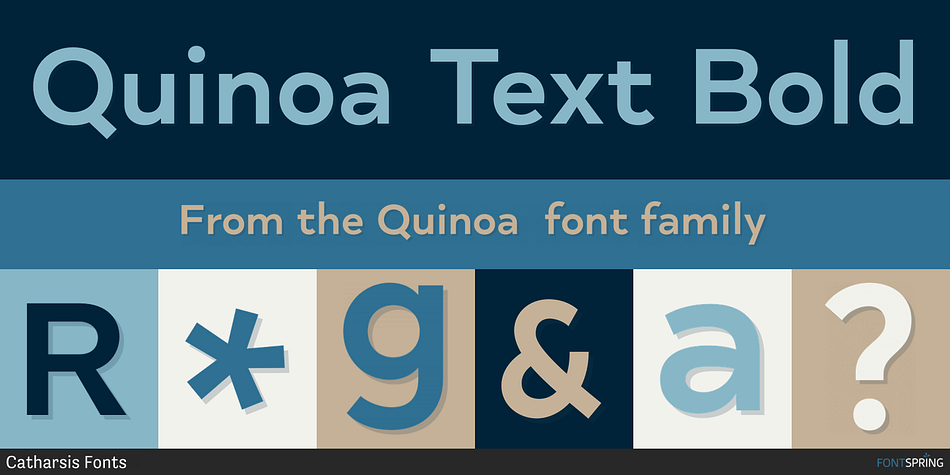 Quinoa Regular + Bold Font
