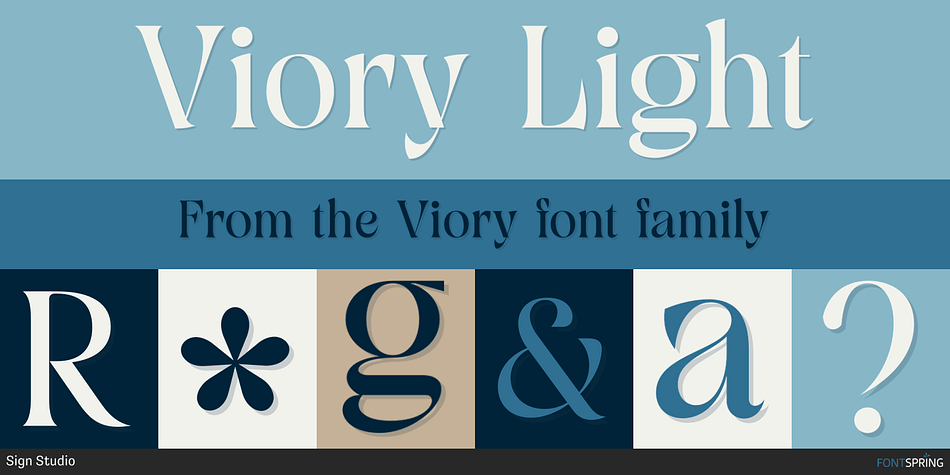 Viory Light Font