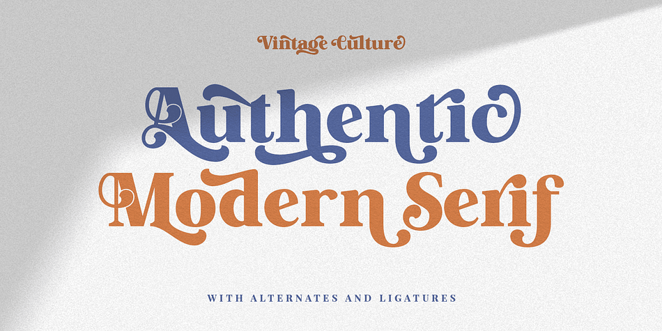 Vintage Culture Font