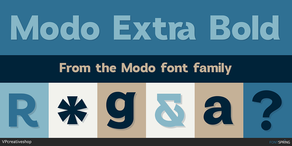 Modo Extra Bold Font