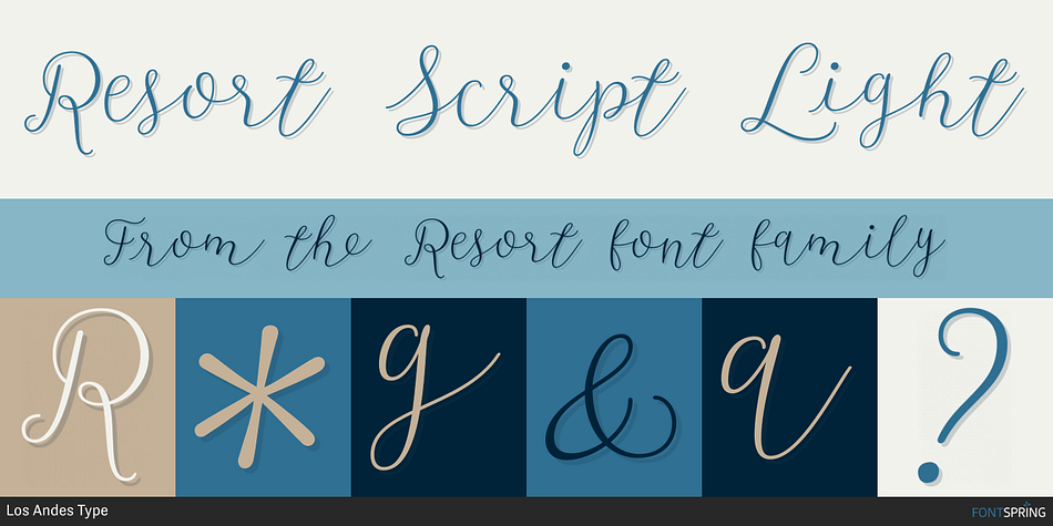 Resort Script Font