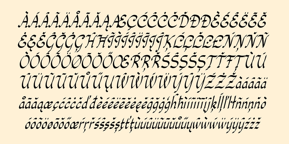 RosarGrad Font
