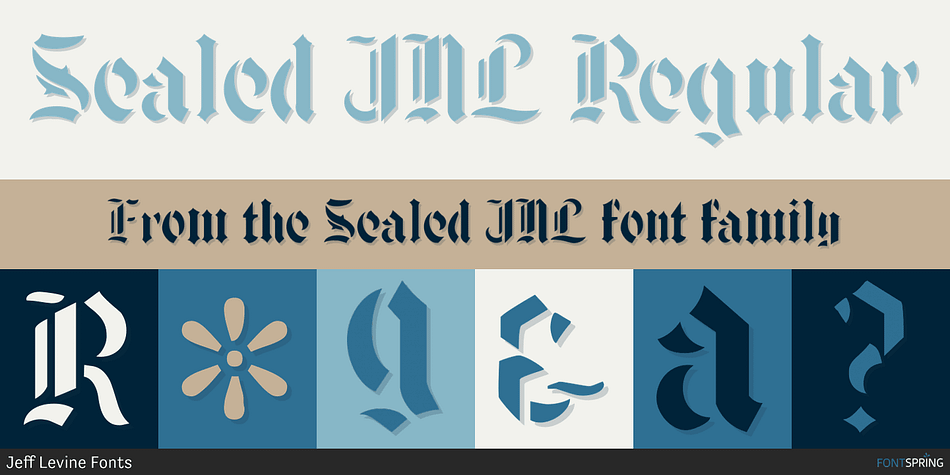 Sealed JNL Font