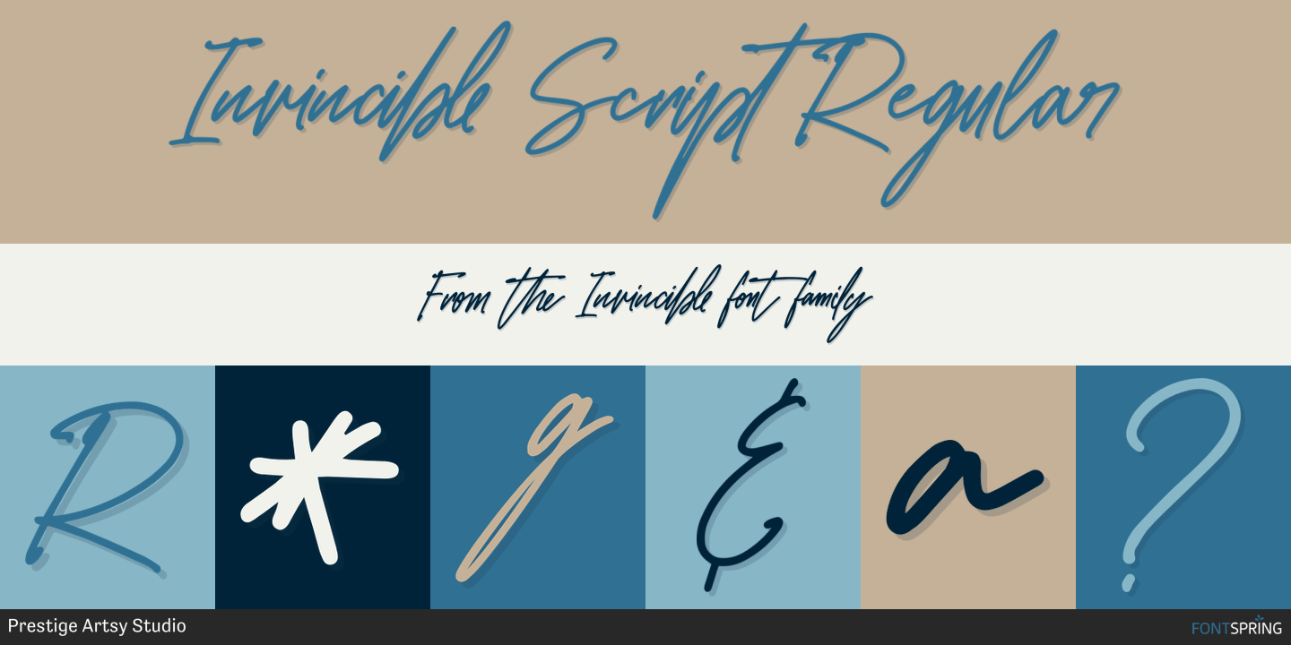 Fonts similar to Invincible