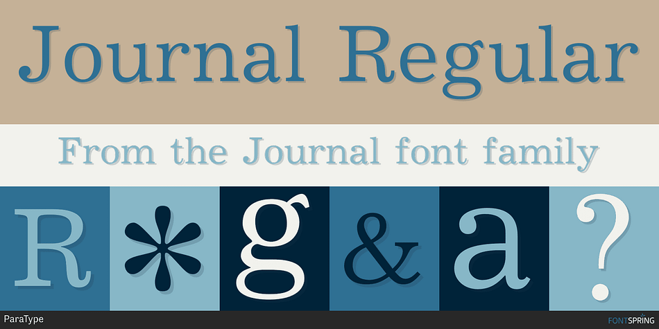 Journal Font