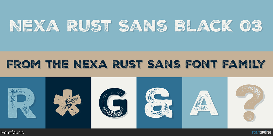 Nexa Rust Sans Black 03 Font