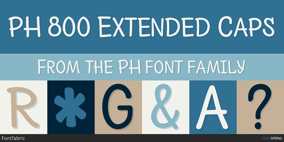 PH 800 Extended Caps Font