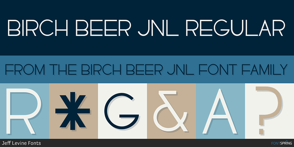 Birch Beer JNL Font