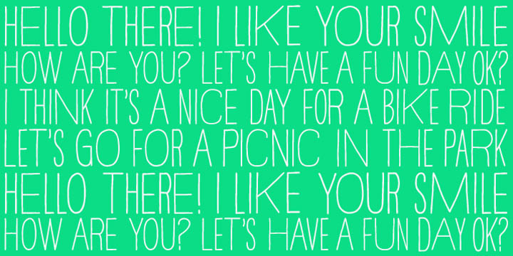 HAVE A NICE DAY Font