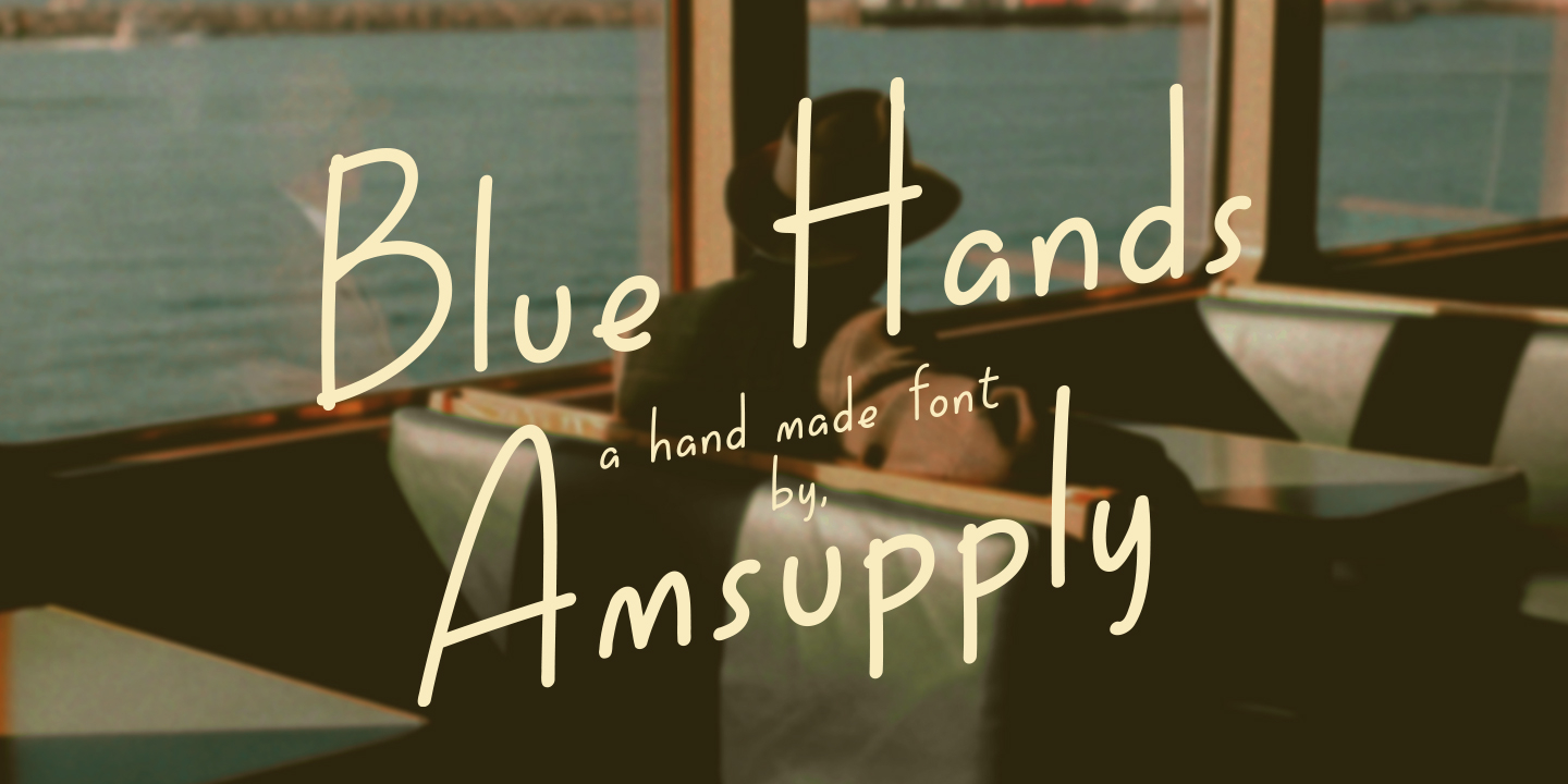 Blue Hands Font
