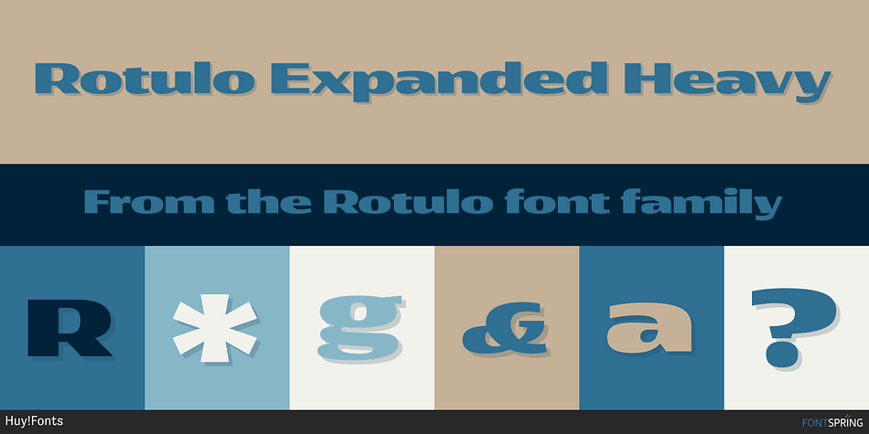 Rotulo Expanded Heavy Font