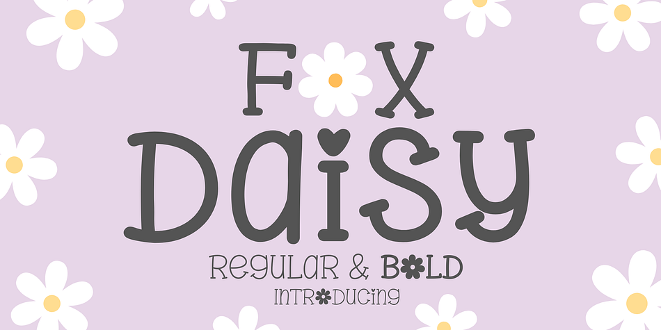Fox Daisy Bold Font