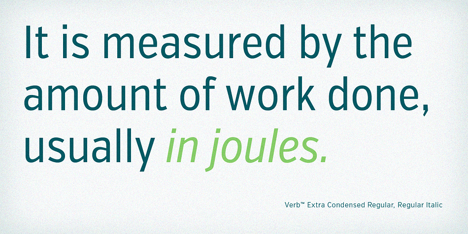 Verb Extra Condensed Font