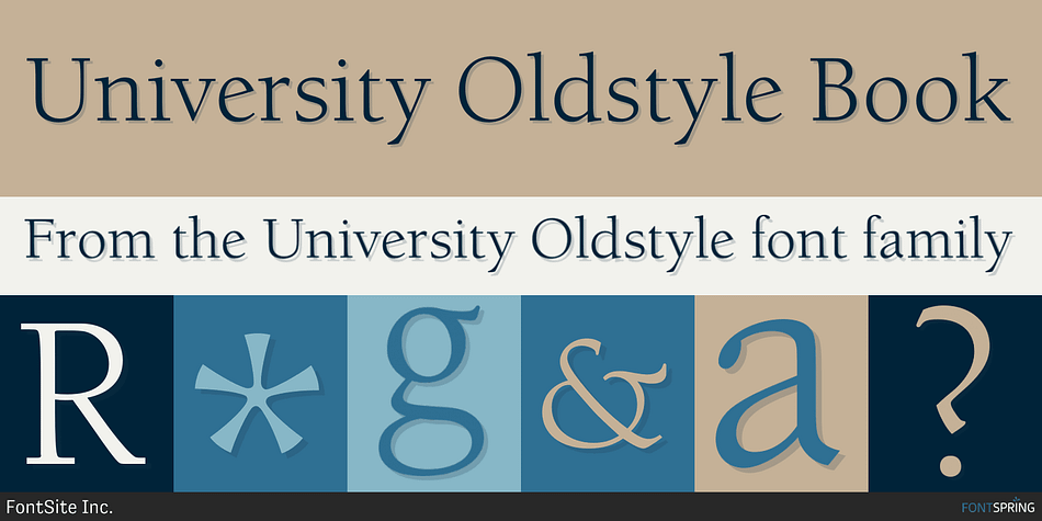 University Oldstyle Font