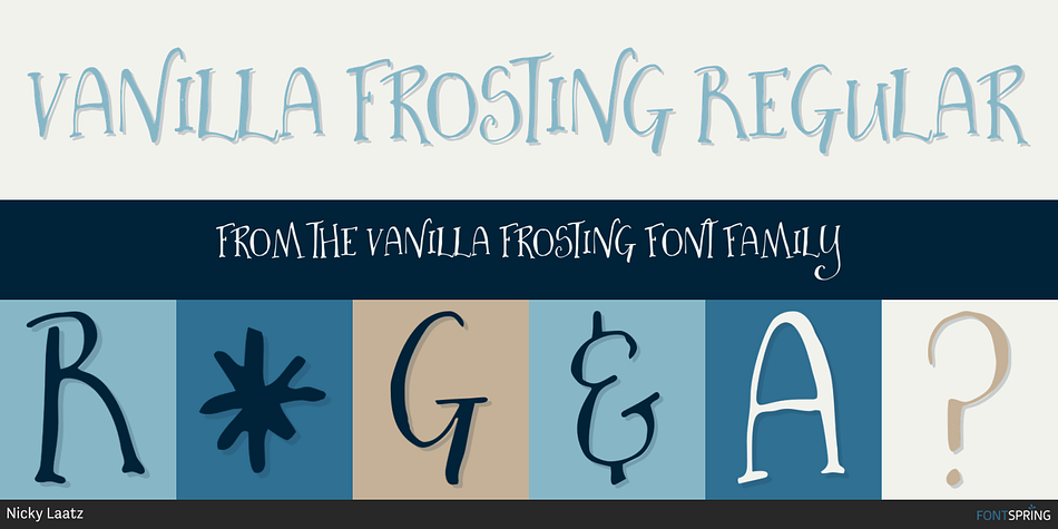 Vanilla Frosting Regular Font