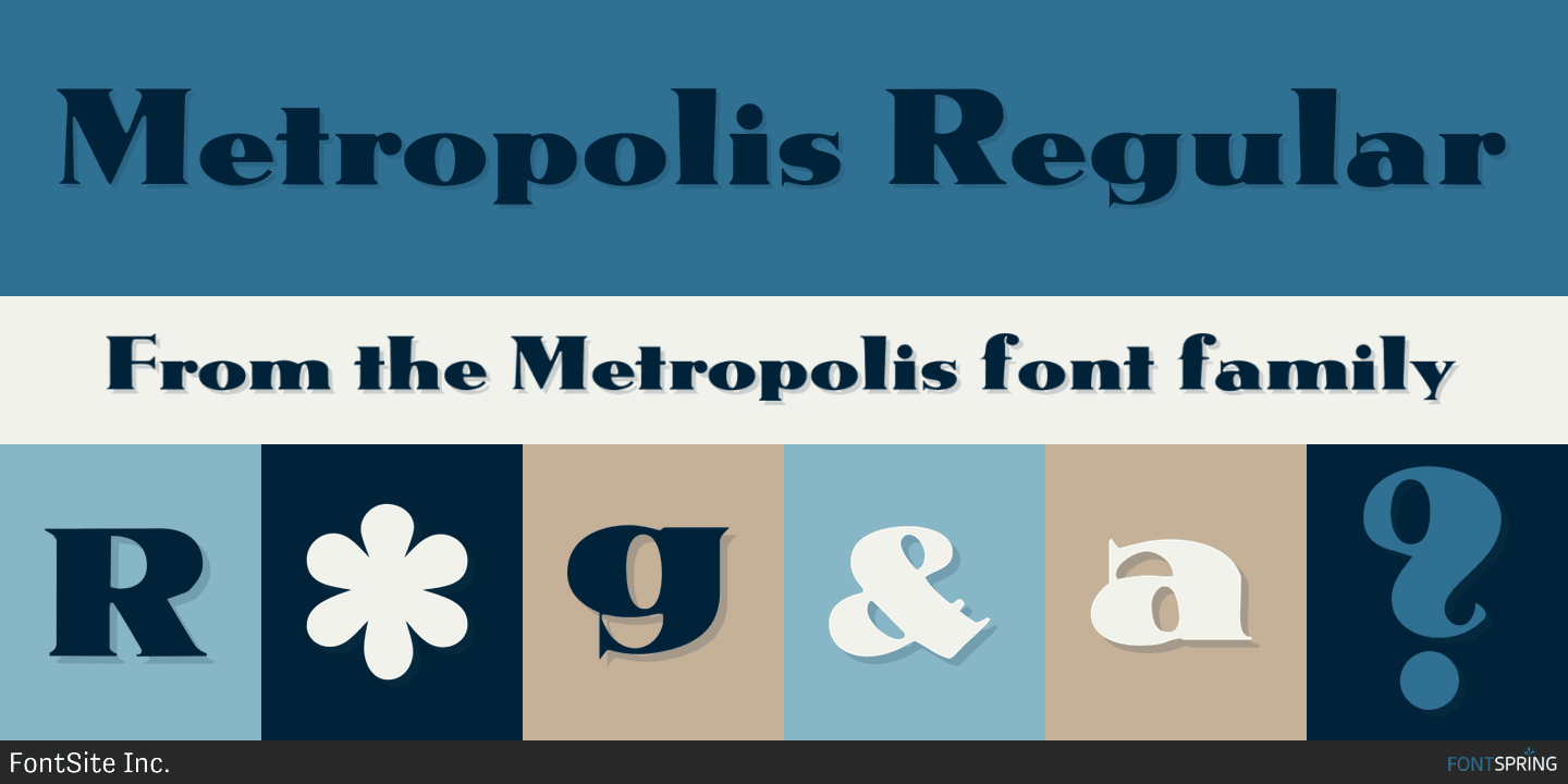 Metropolis Font