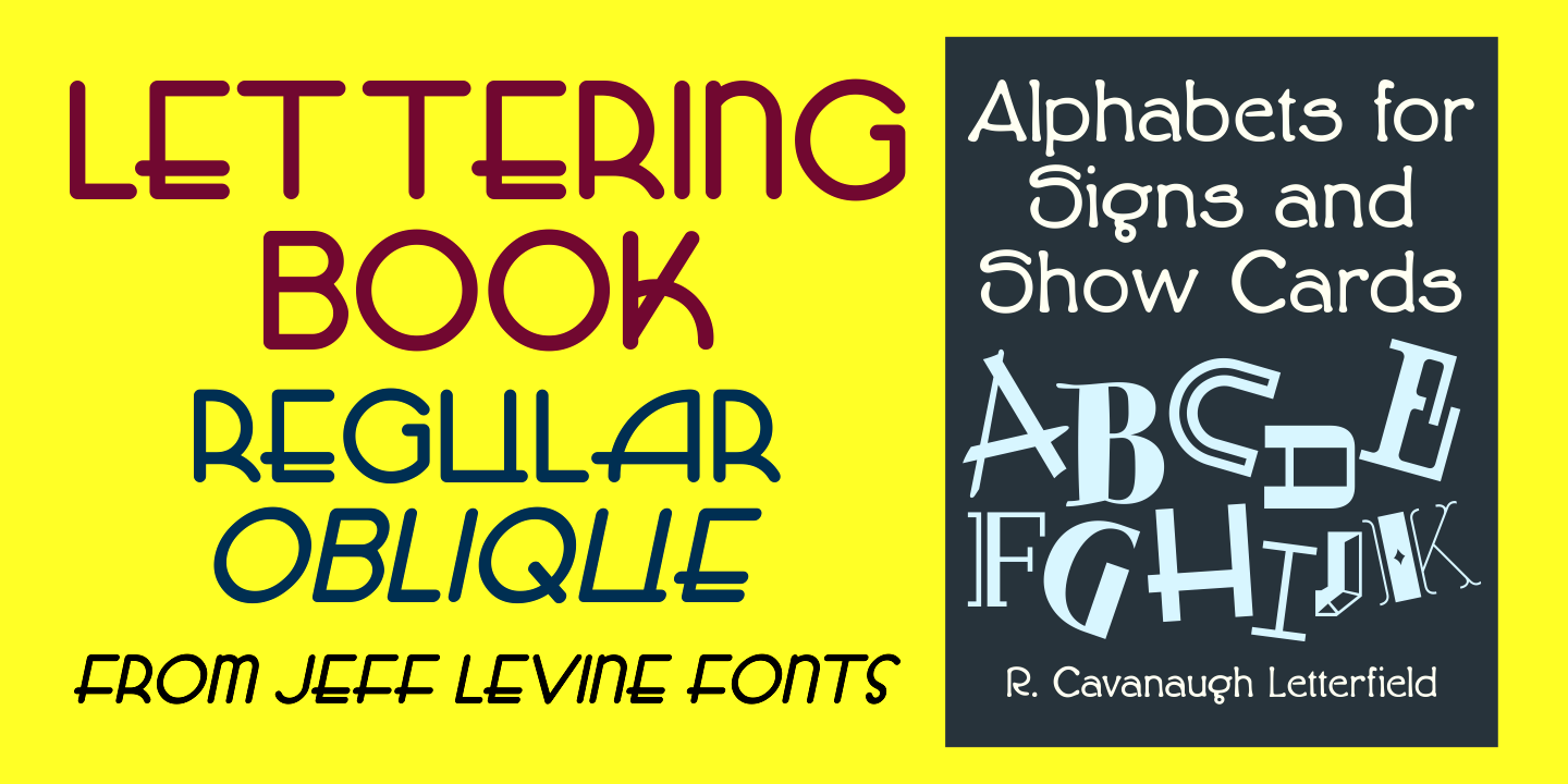 Lettering Book JNL Font