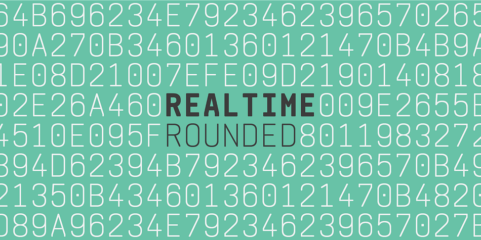 Realtime Rounded Font