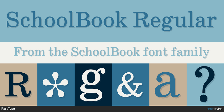 SchoolBook Font