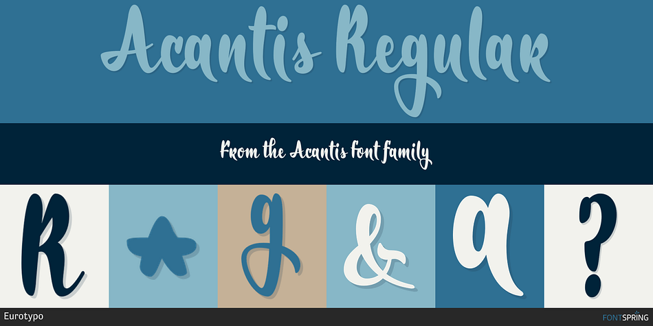 Acantis Regular Font