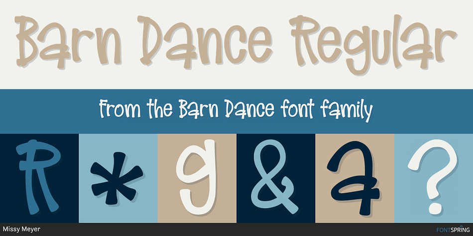 Barn Dance Regular Font