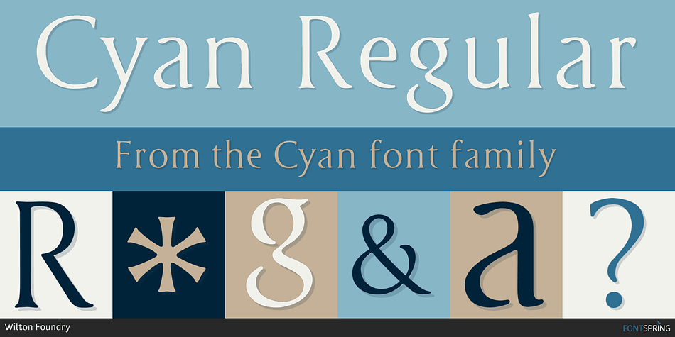 Cyan Font