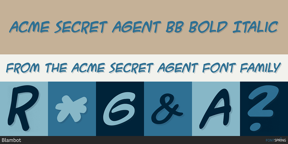 ACME Secret Agent Font