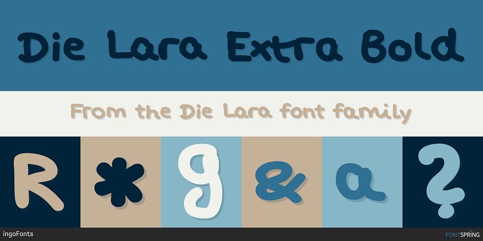Die Lara Extra Bold Font