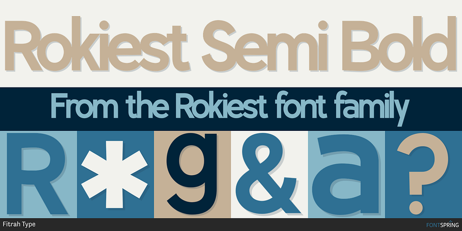 Rokiest Semi Bold Font