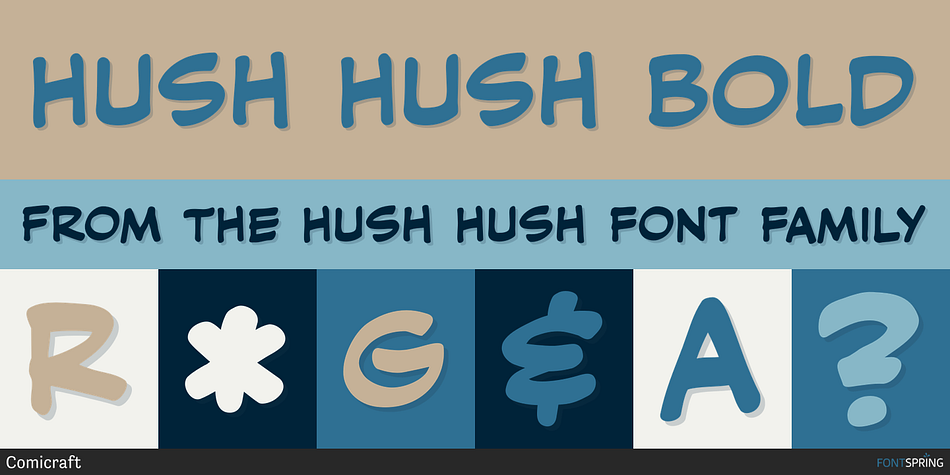 Hush Hush Bold Font