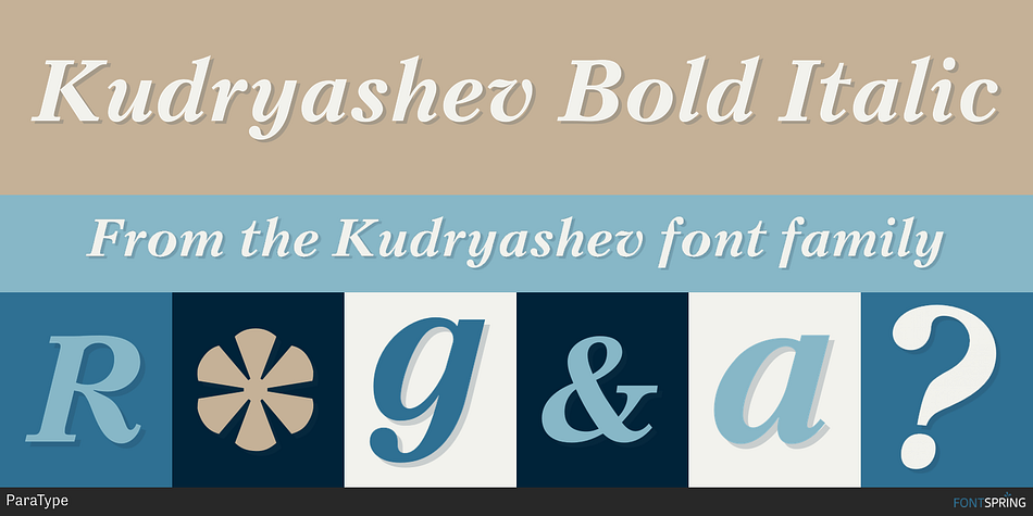 Kudryashev Font