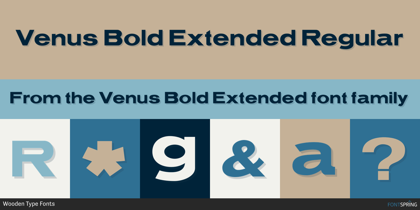 Fonts similar to Venus Bold Extended